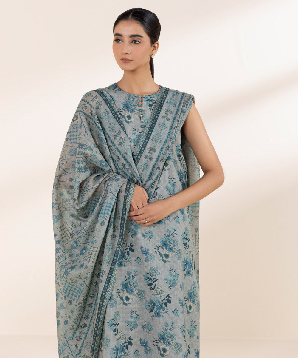 Unstitched 3 PC 0U3PDY25V150 Sapphire PK