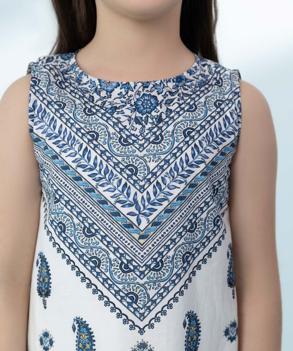 2 Piece - Printed Lawn Suit Sapphire PK