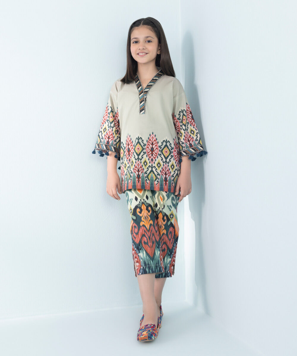 00002512GME3 Girls 2 PC Suit Sapphire PK