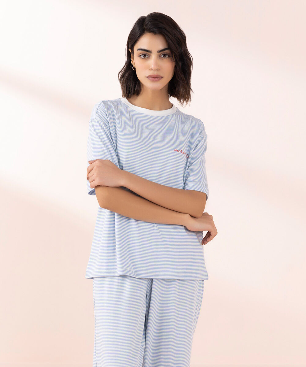 Sleepwear Top SLTOPS25V101 Sapphire PK
