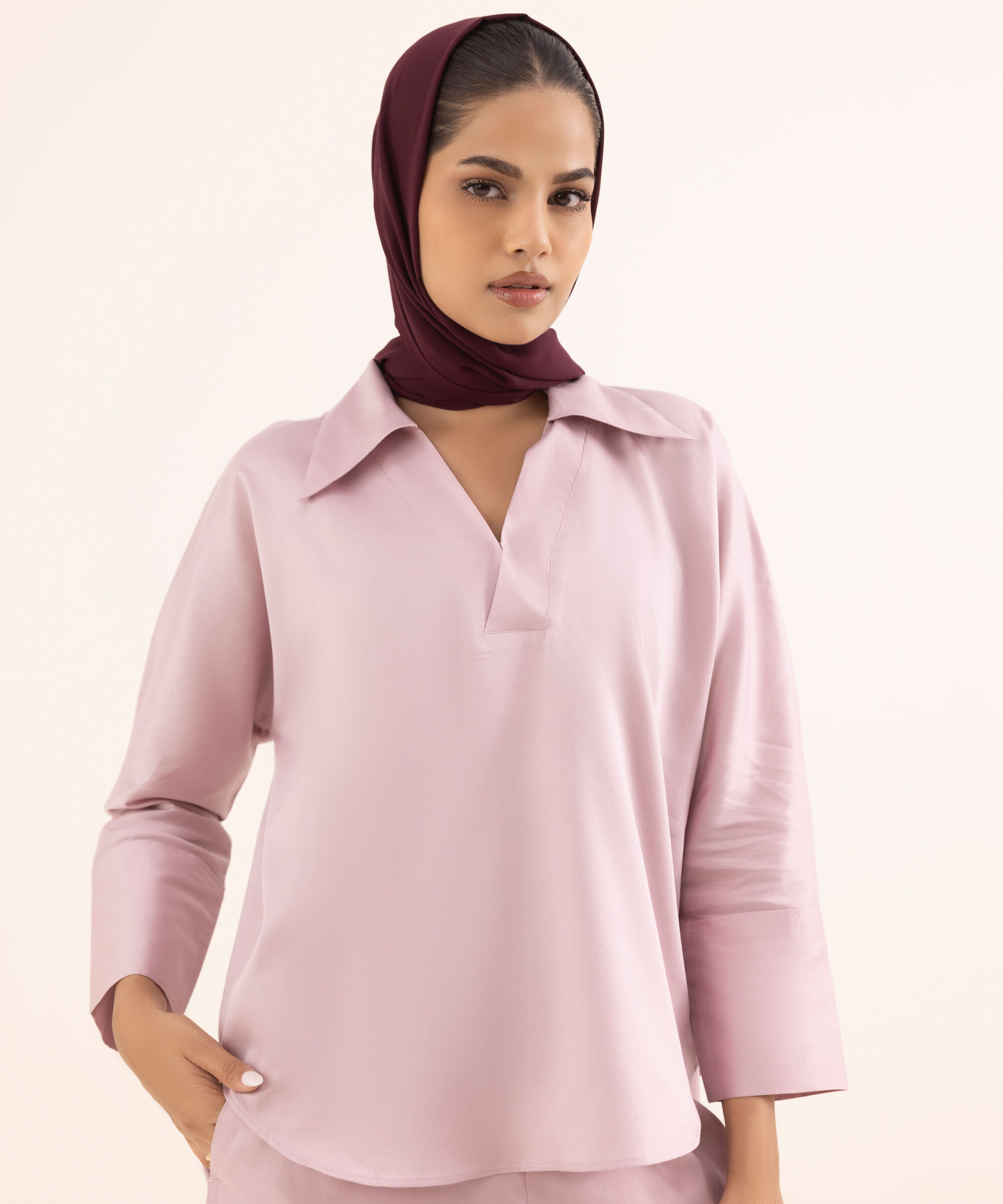Modest Wear Top MODTOPV40001 Sapphire PK