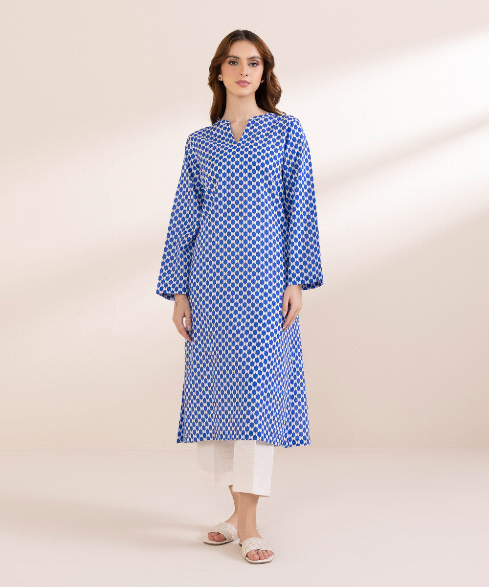 A-Line Shirt 02PBDYW24V47 Sapphire PK