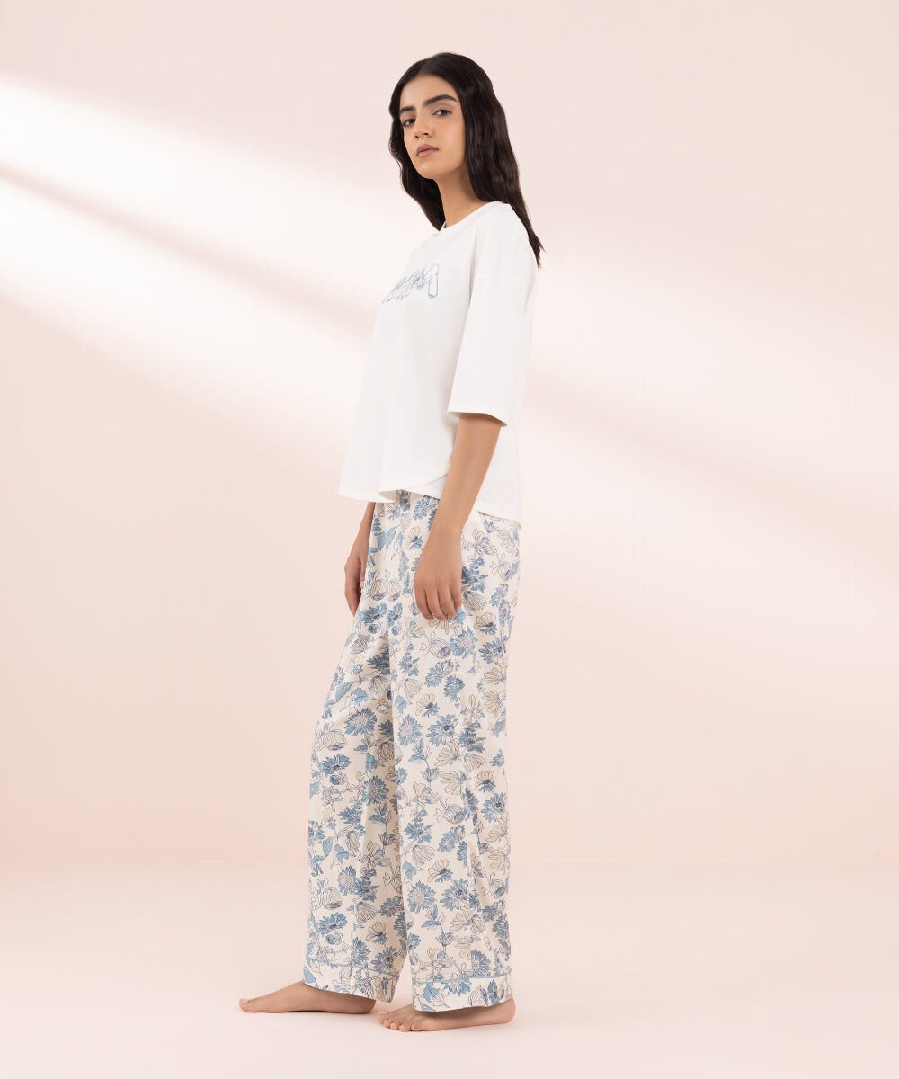 Sleepwear T-Shirt SLTOP24V4003 Sapphire PK