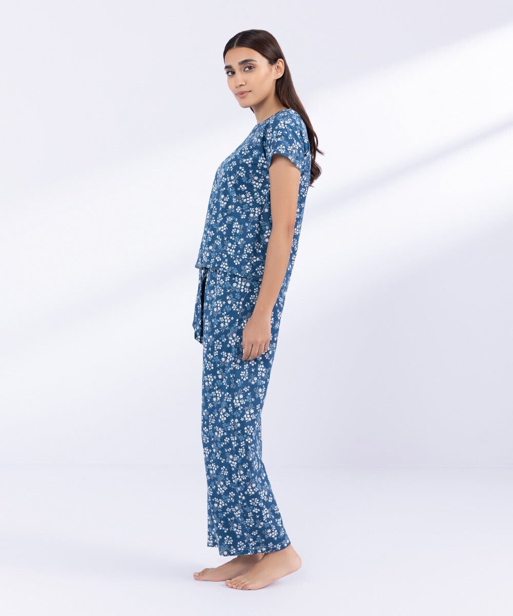 Sleepwear T-Shirt SLTOP24V4001 Sapphire PK